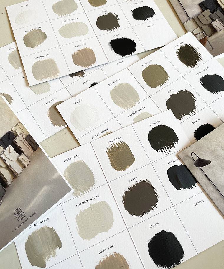 Color Swatches Card for Easy Color Choice Decision – edithbeurskens